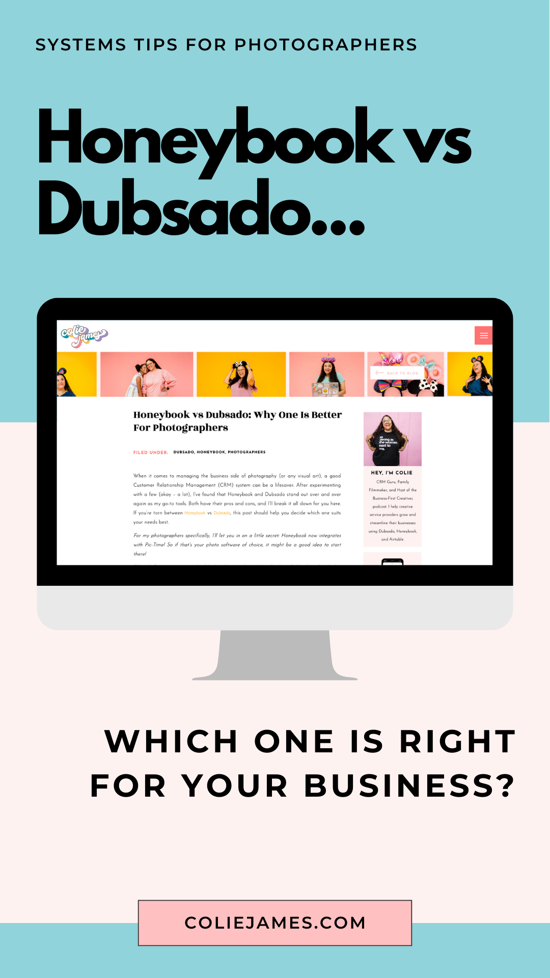 Honeybook vs Dubsado: Is One Is Better For Photographers? - coliejames.com