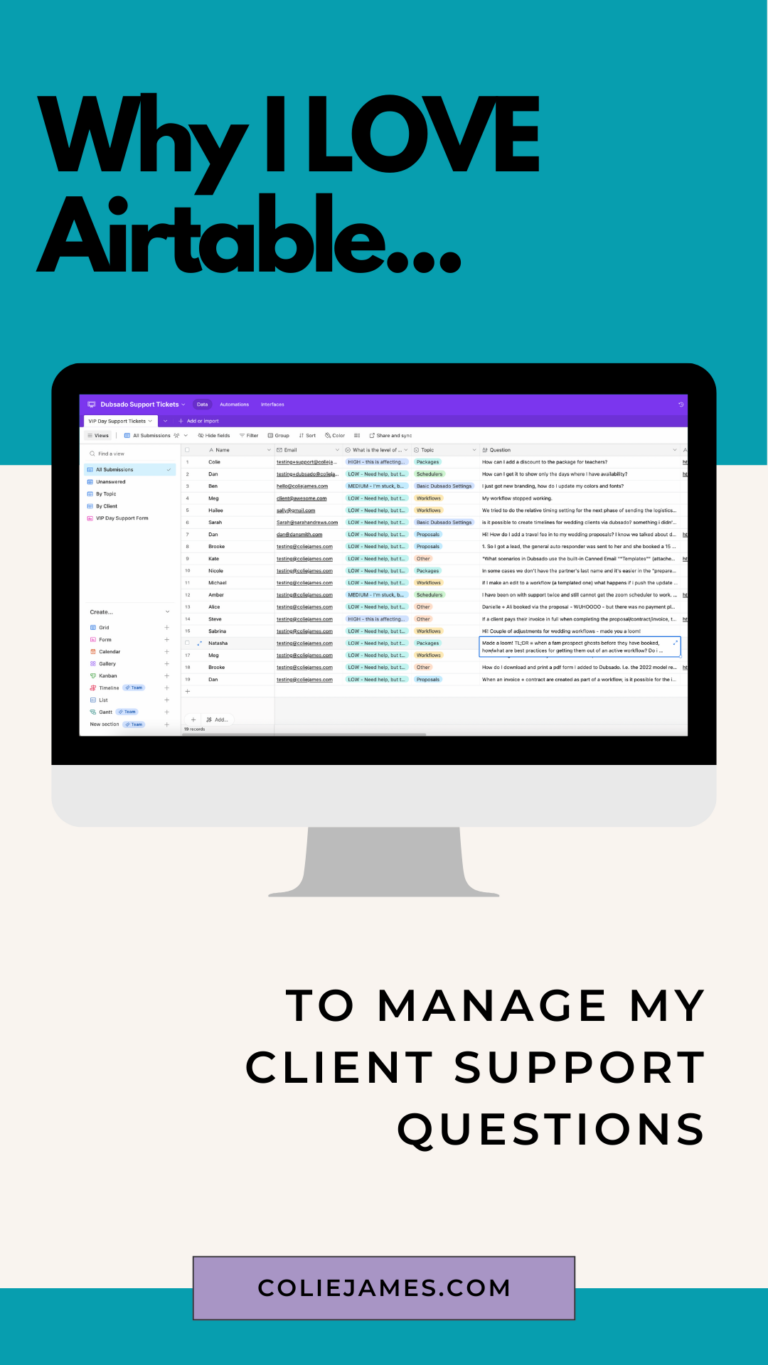 How to Organize Your Business Using Airtable - coliejames.com