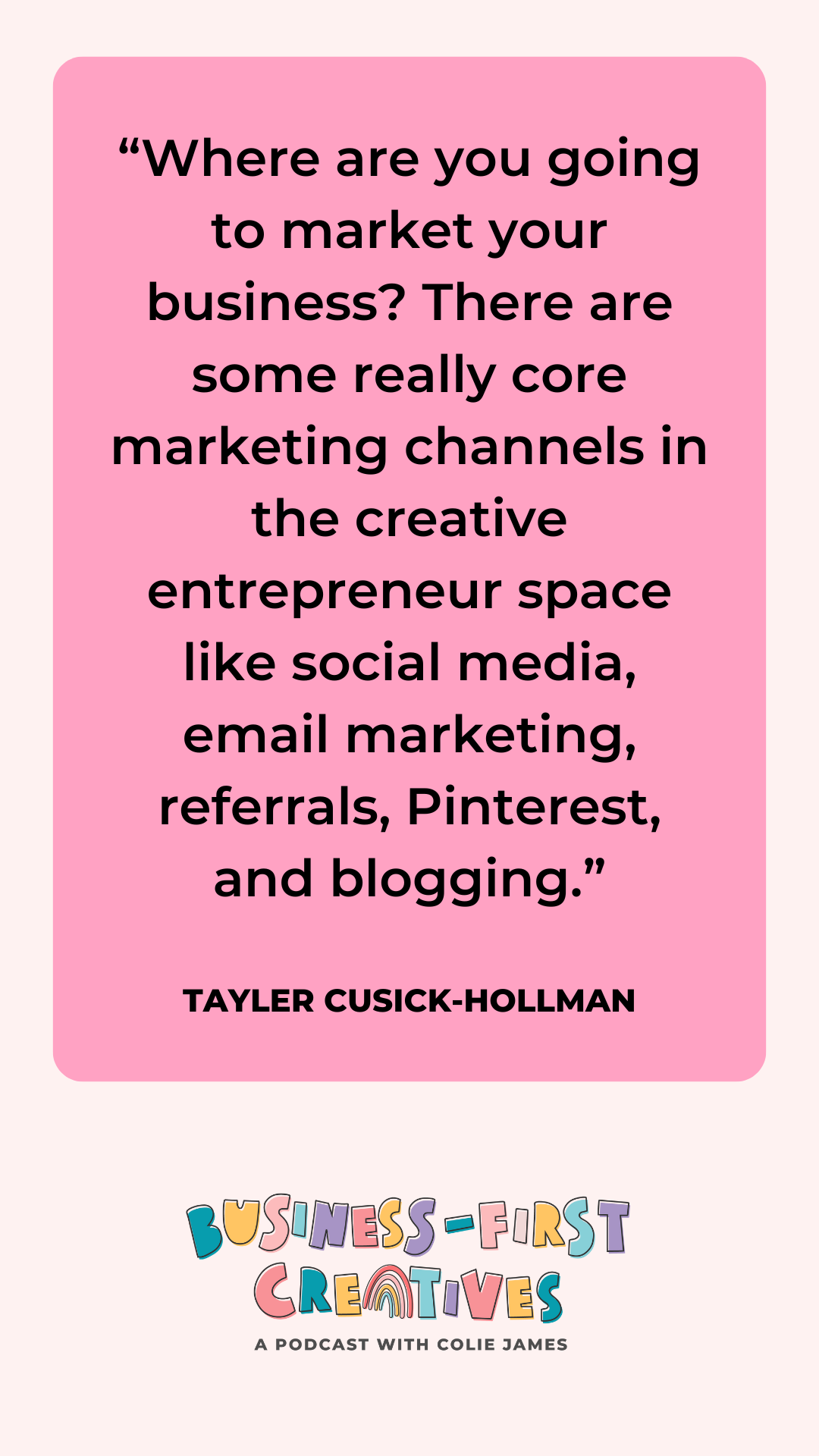 Crafting an Intentional Marketing Plan with Tayler Cusick-Hollman ... Crafting an Intentional Marketing Plan with Tayler Cusick-Hollman ...